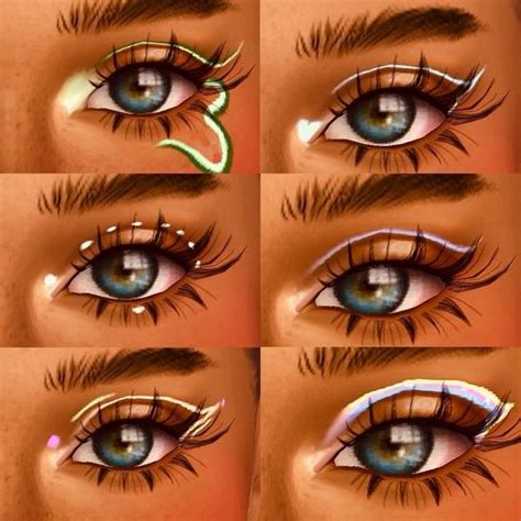 INK D An Eyeliner Collection By Peachyfaerie Peachyfaerie Sims 4