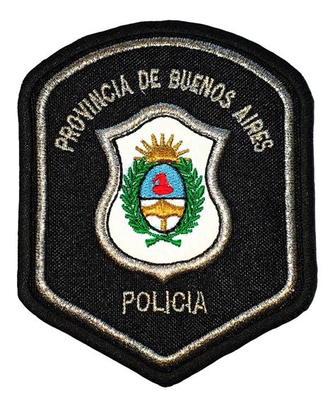Escudo Bordado Policía De Provincia Buenos Aires Parche CEO DINES