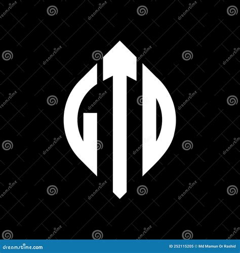 Diseño Del Logotipo De La Letra Circular De Lto Con Forma De Círculo Y