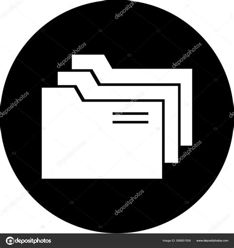Vektor Illustration Mappe Ikon Stockvektor Af MuhammadAtiq 566851506