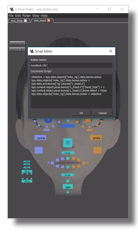 x pose picker blender