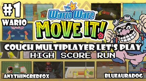 High Score Run Couch Co Op WarioWare Move It PT 1 Wario
