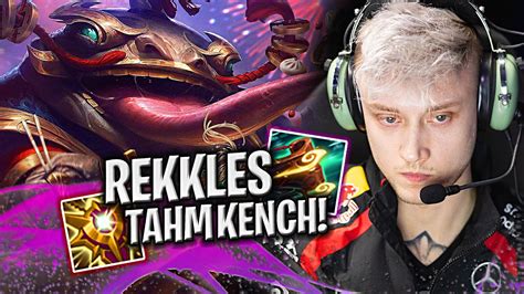 REKKLES TRIES TAHM KENCH IN KOREA SOLOQ T1 Rekkles Plays Tahm Kench