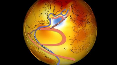 Blob frío la mancha que se enfría en el océano mientras el resto se