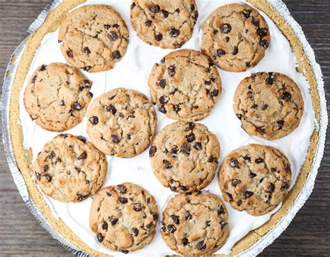 Easy No Bake Chocolate Chip Cookie Pie Tabs Tidbits