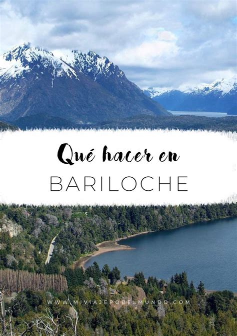 Qué hacer en Bariloche en verano durante 5 días Vacaciones en