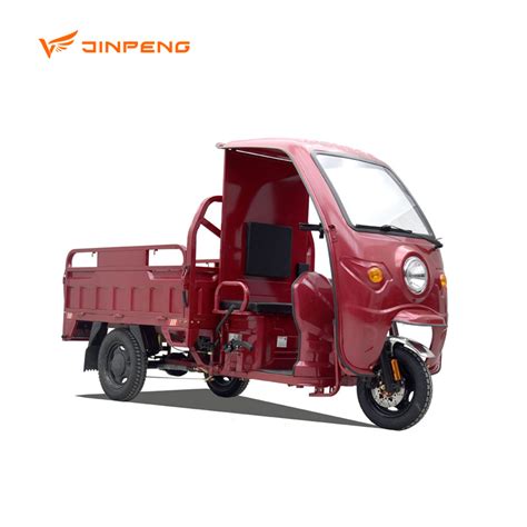 Half Cabin Three Wheel Electric Tricycle For Cargo Eec Certificate