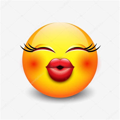 Emoticonos besos lindo Archivo Imágenes Vectoriales I Petrovic