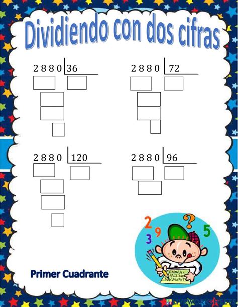 Divisiones De Dos Cifras Online Exercise For Primaria 4 Divisiones