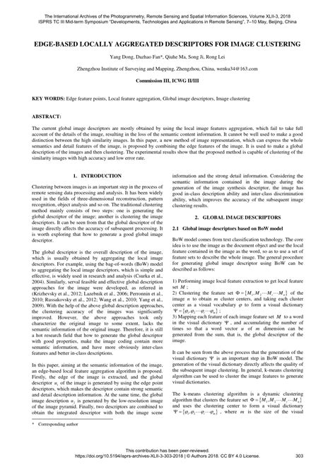 pdf edge based locally aggregated descriptors for image clustering