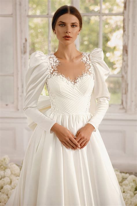 Puff Sleeve Wedding Dress Ball Gown Wedding Dress Bride Dress Ball