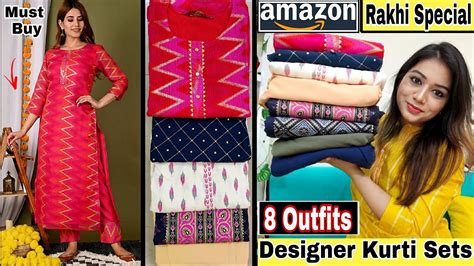 Amazon Kurti Kurta Set Haul Starting Rs Partywear Kurti Haul