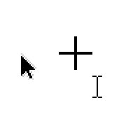 Black And White Cursors