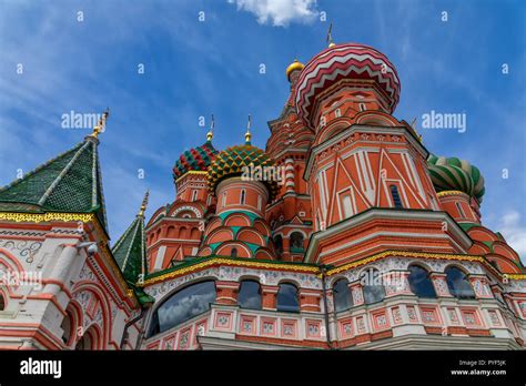 The Most Famous Place In Moscow Saint Basil S Cathedral Russia Stock