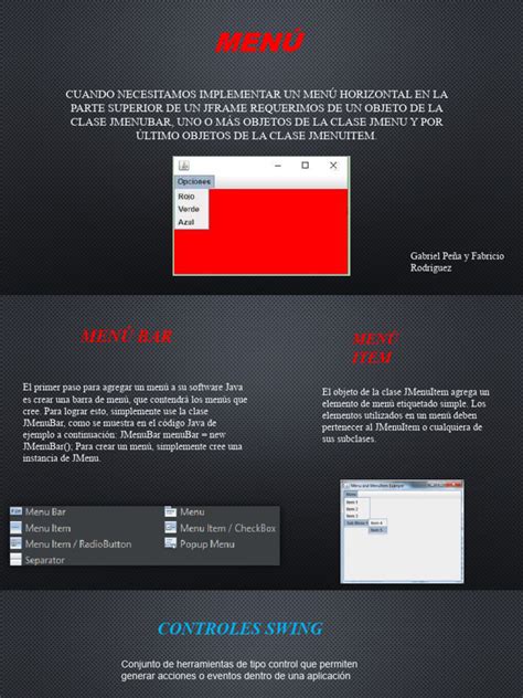 menú pdf java lenguaje de programación menú computación