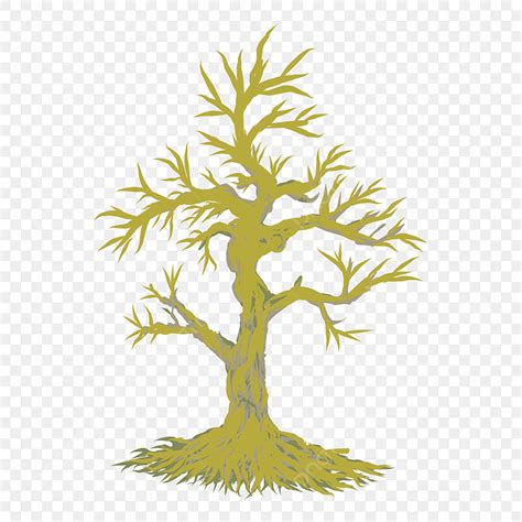 Dry Tree Vector Art PNG Dry Tree Illustration Dry Tree Garden