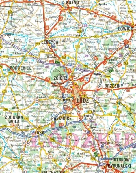 POLSKA MAPA SAMOCHODOWA TIR WODOODPORNA 2023 2024 DEMART