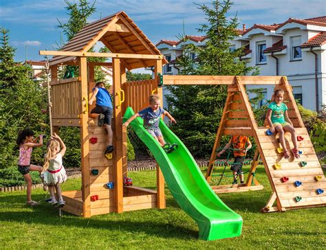 Plac Zabaw Z Drewna Dla Dzieci Do Ogrodu Spider Fortress Meblobranie Pl
