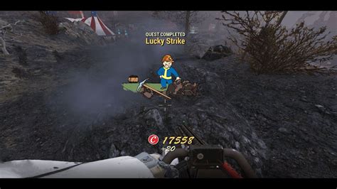 Fallout 76 Lucky Strike Find And Excavate The Dig Site In The