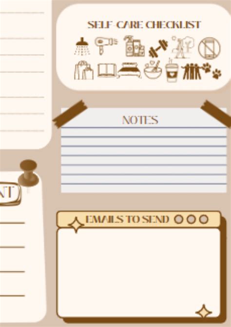 Professional And Aesthetic Printable Daily Planner Autumn Theme Etsy
