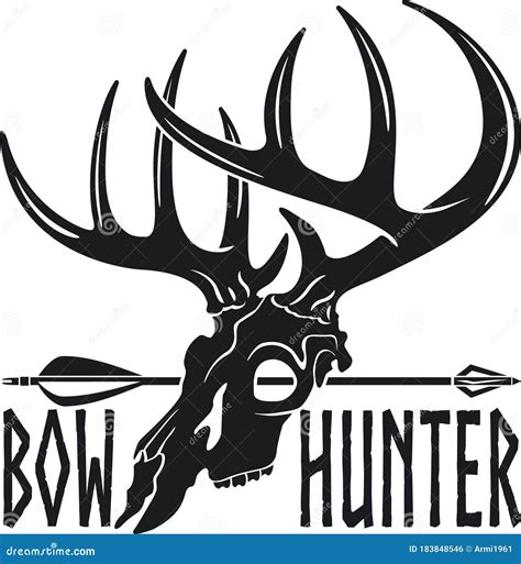 Hunting Deer Logo Design Template Design Elements For Logo Label