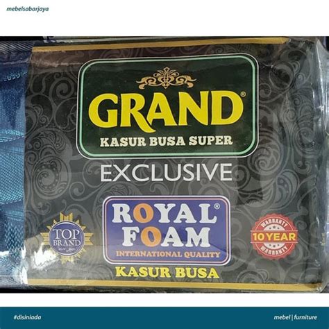 Jual Kasur Busa Royal Grand Exclusive 90 120 140 160 180 Tebal 21cm