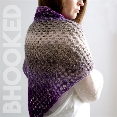 Ravelry Easy One Skein Shawl Pattern By B Hooked Crochet Knitting