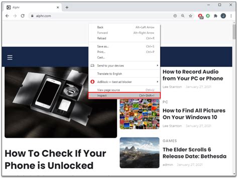 How To Use Inspect Element On Your Web Browser About Device