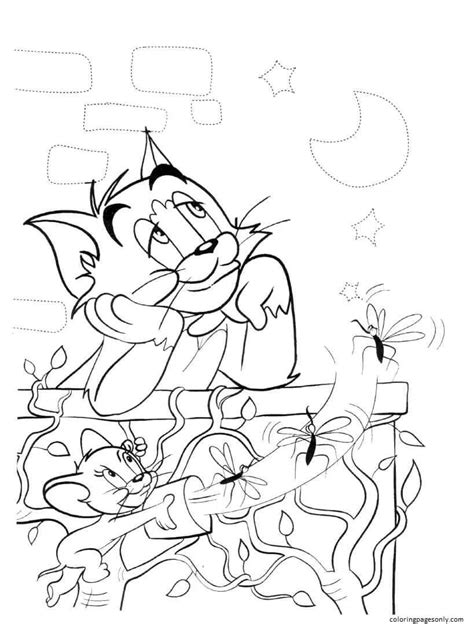 Desenhos De Tom E Jerry Para Colorir E Imprimir Pintar Gr Tis Online