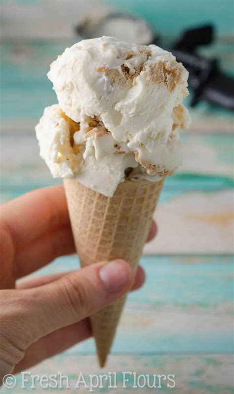 No Churn Peanut Butter Ripple Ice Cream Fresh April Flours