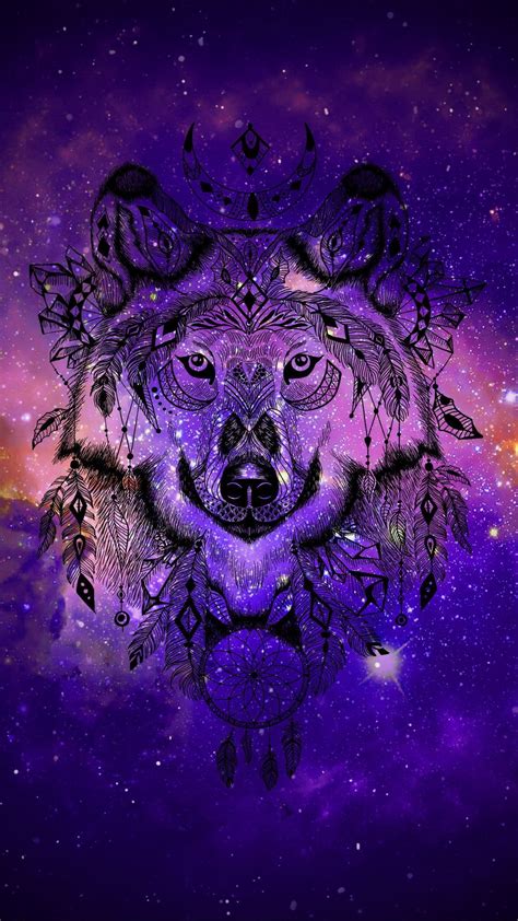 Wolf Wallpaper Galaxy Galaxy Wolf Wallpapers Wallpaper Cave Click