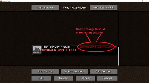 Changing Server Version Name In Serverlist Spigotmc High