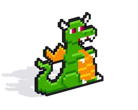 How To Make A Pixel Art Dragon Mega Voxels