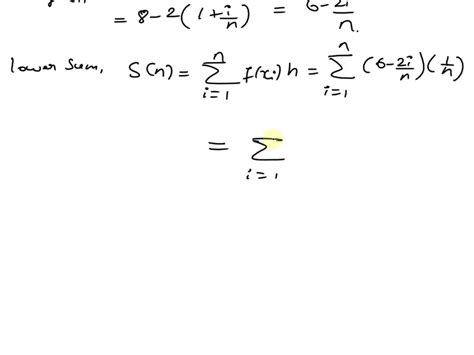 solved find the upper and lower sums for the region bounded by the graph of the function and