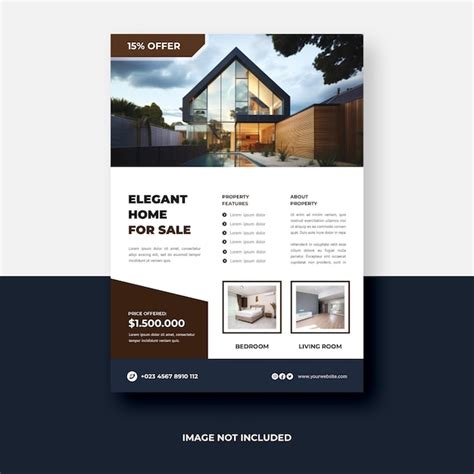 Premium Psd Real Estate Flyer Template Design A