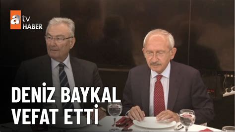 Chp Eski Genel Ba Kan Deniz Baykal Vefat Etti Atv Haber Ubat