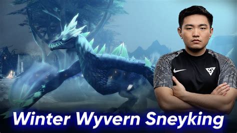 SNEYKING WINTER WYVERN Hard Support Dota 2 Pro Gameplay YouTube