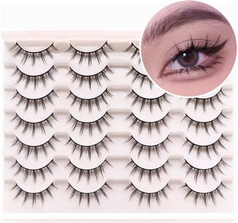 Amazon Manga Lashes Natural Look Anime False Eyelashes Individual