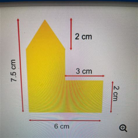 Calculate The Perimeter And Area Of This Shape Perimeter Area 7 5