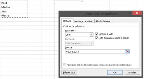 Comment créer un menu déroulant dynamique sur Excel