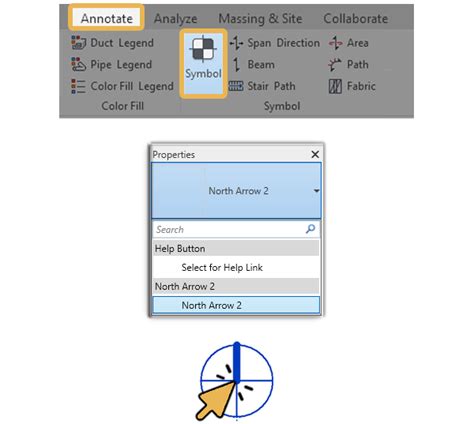 How To Add North Arrows With 21 Revit Symbols Mashyo