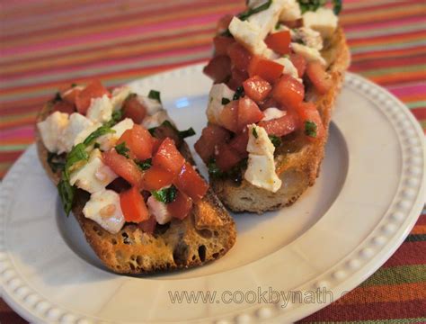 CookbyNath Bruschetta Tomate Mozza