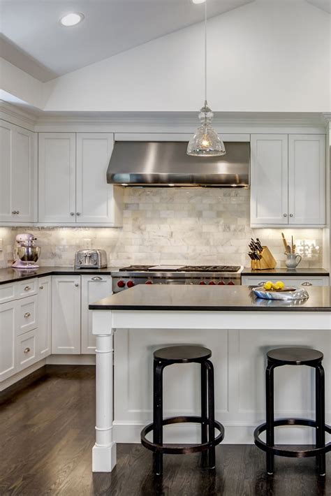 36 Enviable Black Granite Countertops With White Cabinets