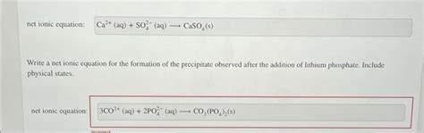 Solved A Solution Contains One Or More Of The Following Chegg