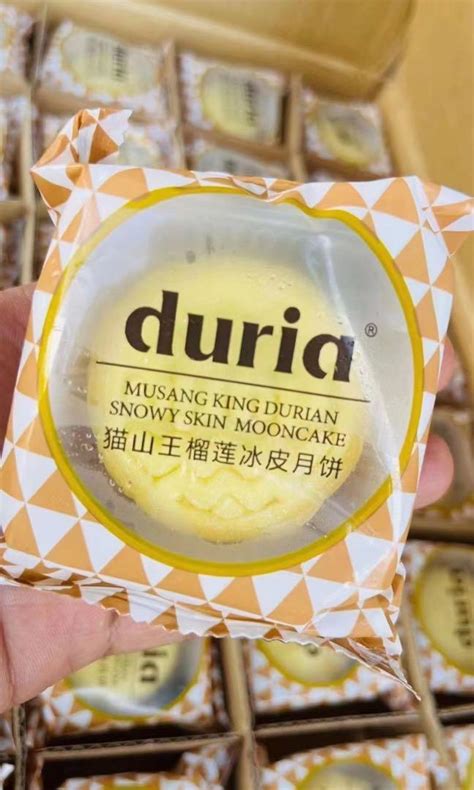 Mooncake Duria Musang King Durian Ice Skin Food Drinks Other Food