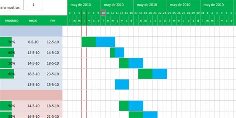Plantilla Diagrama De Gantt Excel Gratis Image To U