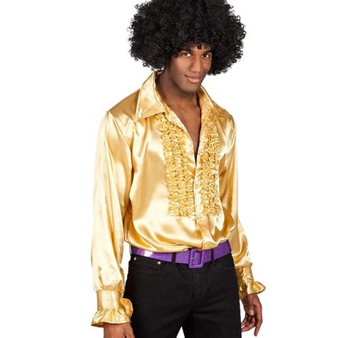 Chemise Disco Or Homme déguisement pas cher Tralala Déguisement fr