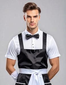 Mens French Maid Costume Face Swap Insert Your Face ID 1002118