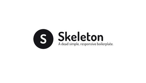 skeleton fast responsive css framework