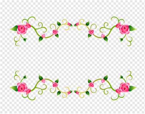 Flower Dividing Line Png Transparent Purple Flower Dividing Line The
